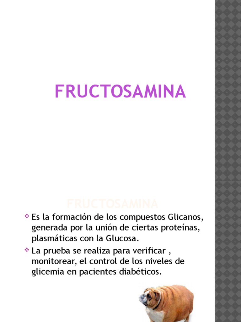 Fructosamina | PDF | Diabetes | Sangre