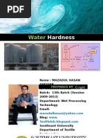 Water Hardness Conversion Table | PDF | Units Of Measurement | Chemistry