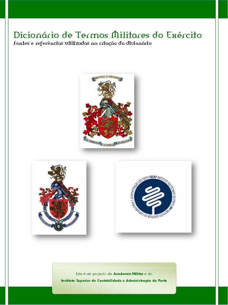 Fontes Dicionário Militar | PDF | Exército dos Estados Unidos ...