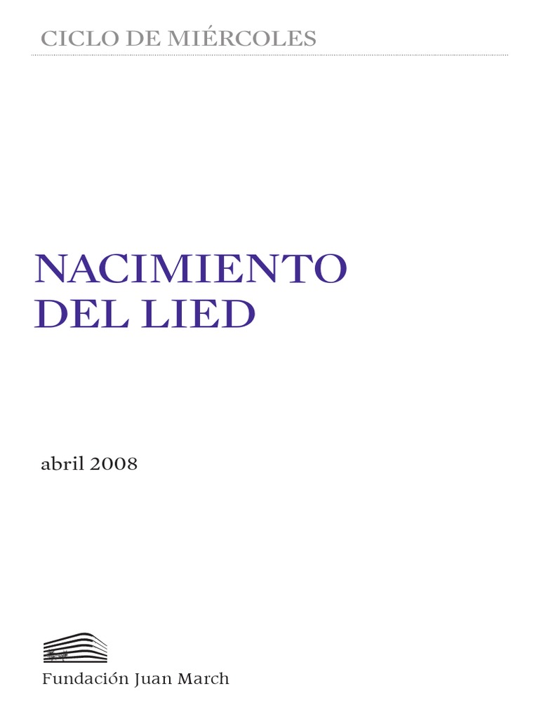 El nacimiento del lied alemán: de las canciones populares a las obras ...