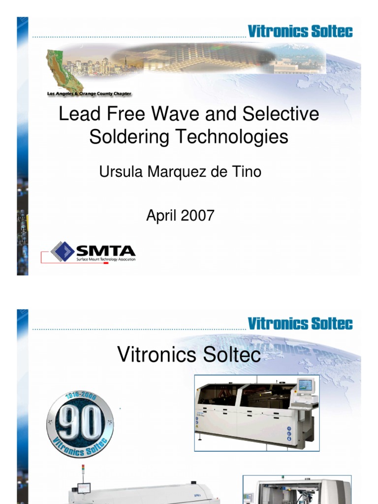 Vitronics Present | PDF | Soldering | Solder
