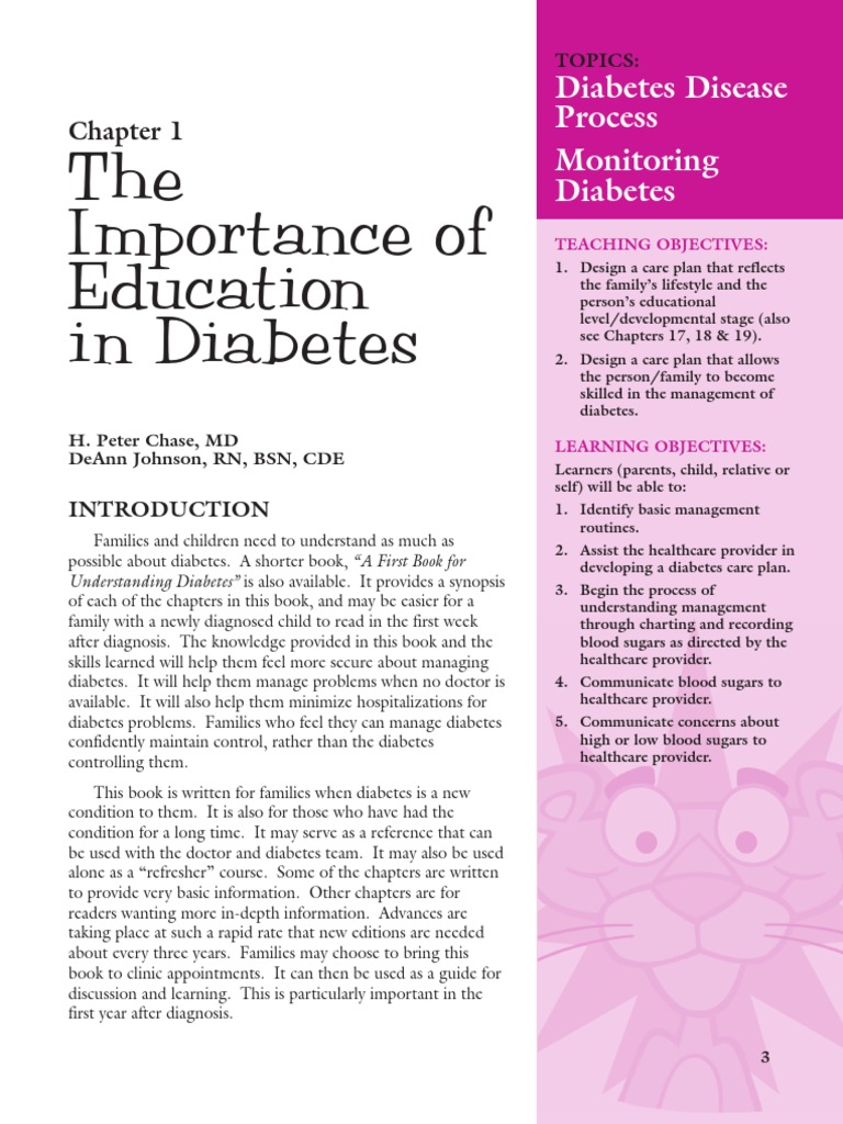 Pink Panther - Diabetes Management - Chapter 1 | PDF | Diabetes ...