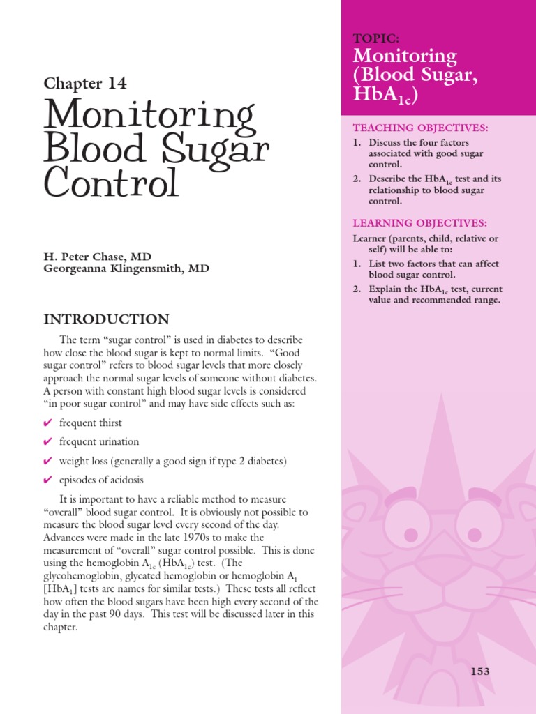 Pink Panther - Diabetes Management - Chapter 14 | PDF | Glycated ...