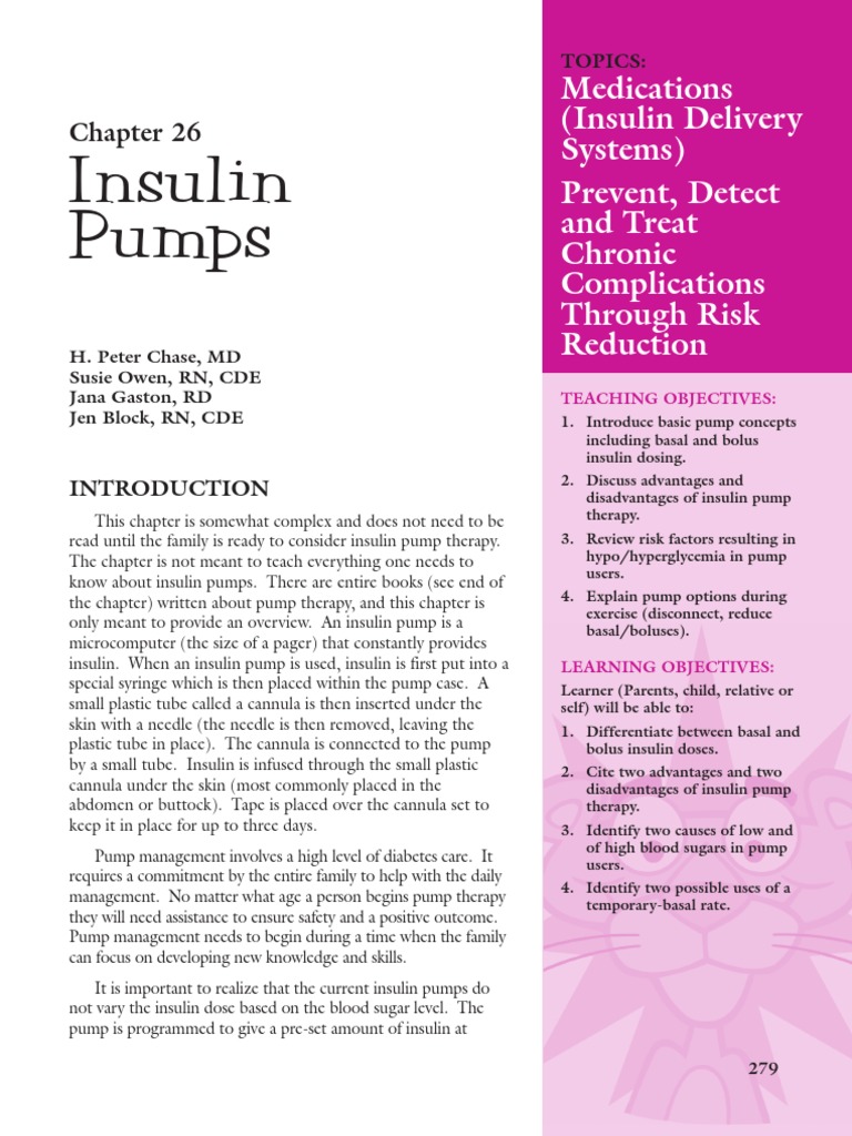 Pink Panther - Diabetes Management - Chapter 26 | PDF | Hypoglycemia ...
