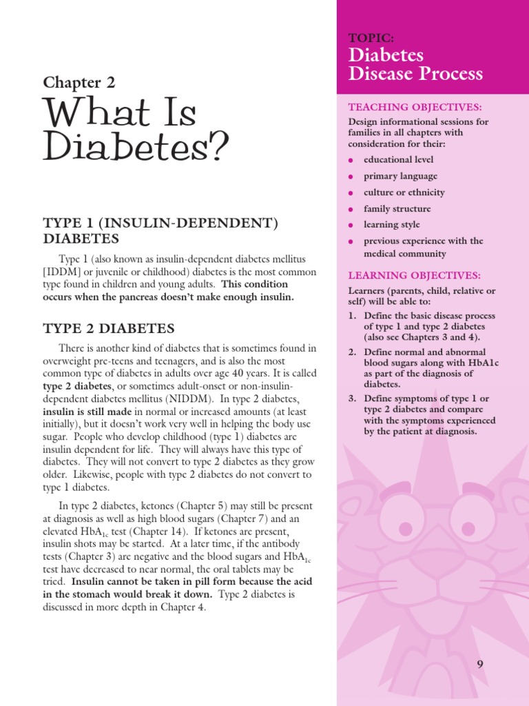 Pink Panther - Diabetes Management - Chapter 2 | PDF | Diabetes ...
