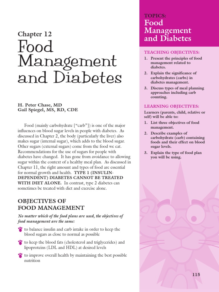 Pink Panther - Diabetes Management - Chapter 12 | Download Free PDF ...