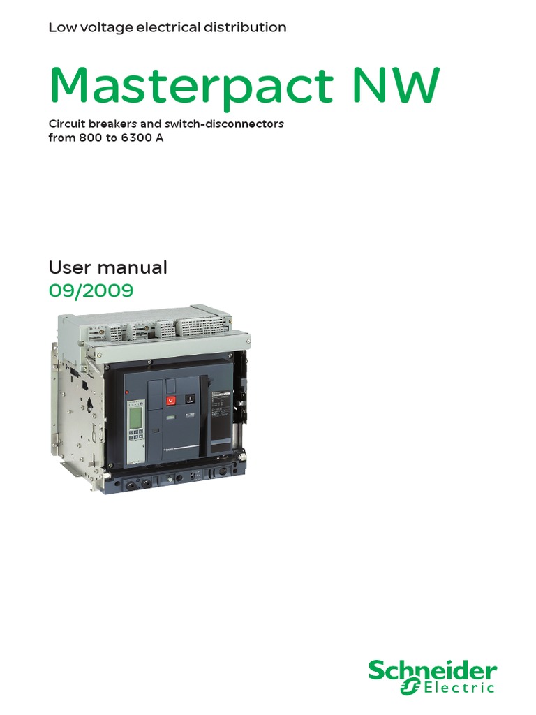 Masterpact NW User Manual | PDF
