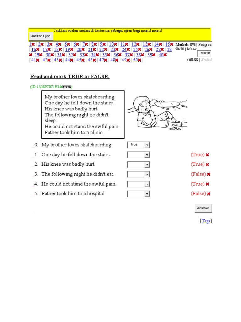 Assessing Students: A Multiple Choice and True/False Quiz for Students ...