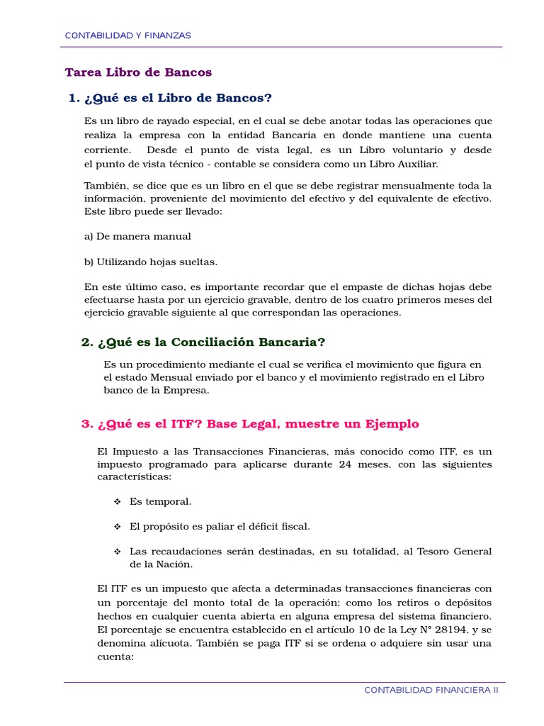 Libro de Bancos | PDF | Contabilidad | Tarjeta de débito