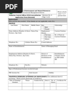 PCO Accreditation Application Form | PDF