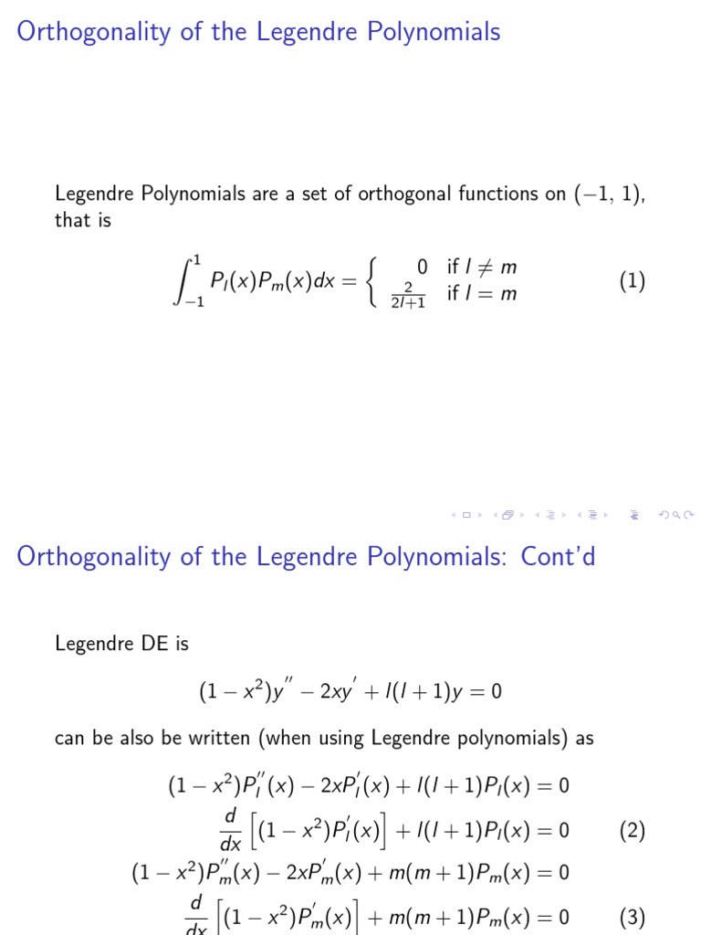 Legendre Functions | PDF | Mathematics Of Computing | Mathematical Analysis