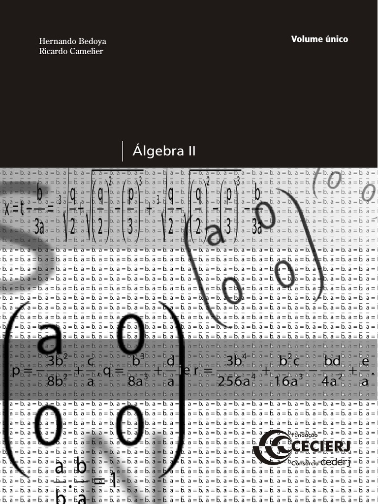 Apostila Cederj Algebra | PDF | Número inteiro | Anel (Matemática)