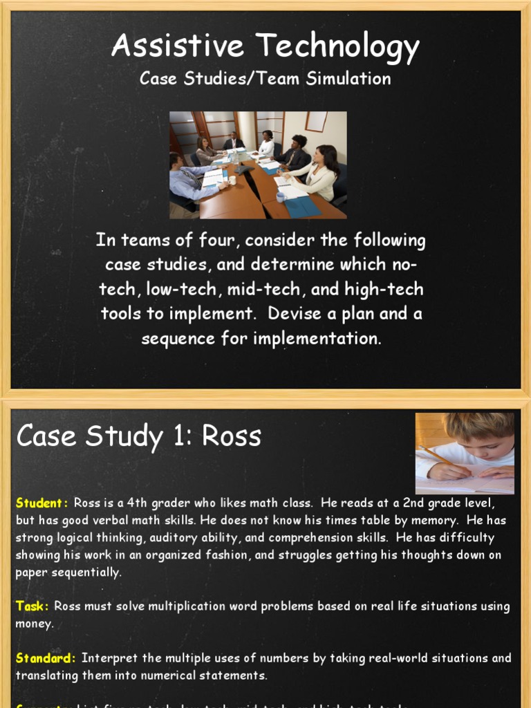 Assistive Tech Case Studies | PDF