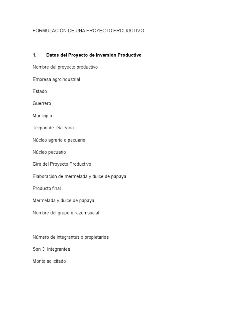 Proyecto Papaya | PDF | Degradación ambiental | Calidad (comercial)