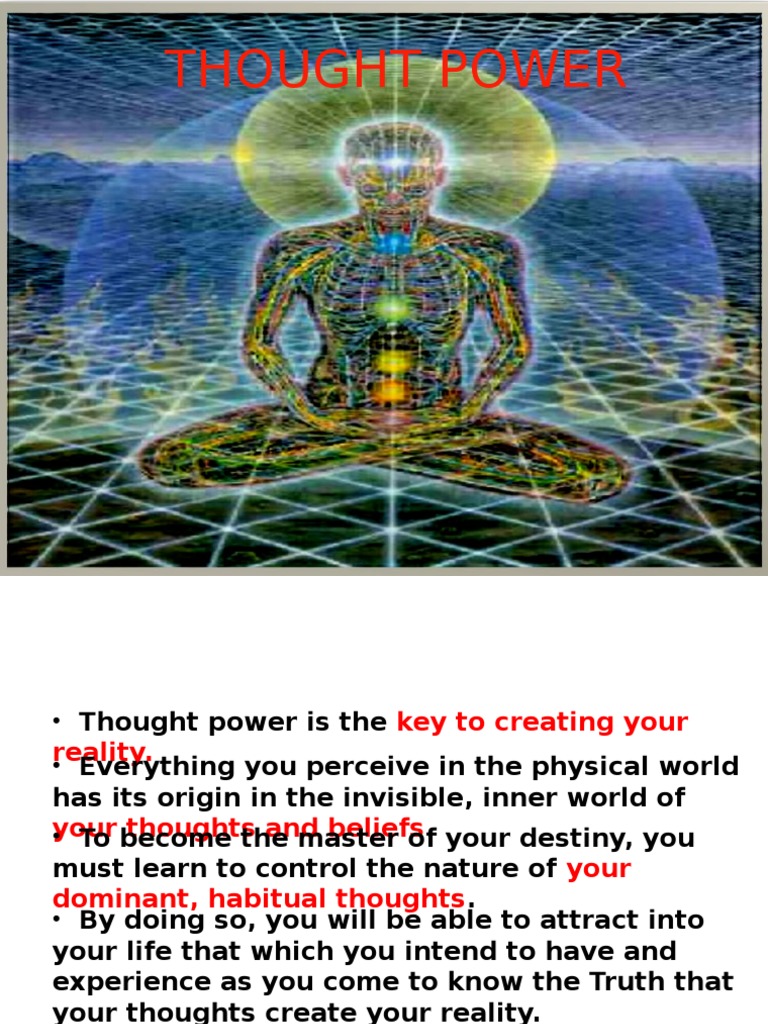 Thought Power | PDF | Plane (Esotericism) | Thought