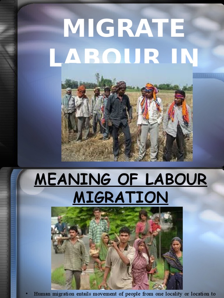 Labour Migration Impact in Punjab | PDF | Migrant Worker | Human Migration