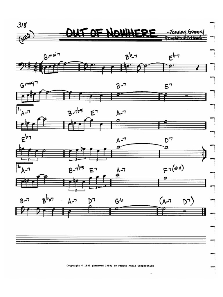 Out of Nowhere | PDF