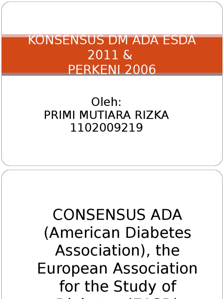 Konsensus DM Ada Esda & Perkeni | PDF | Gestational Diabetes | Glycated ...