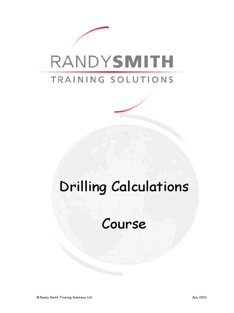 Drilling Calculations CD Complete Course | PDF | Density | Casing ...