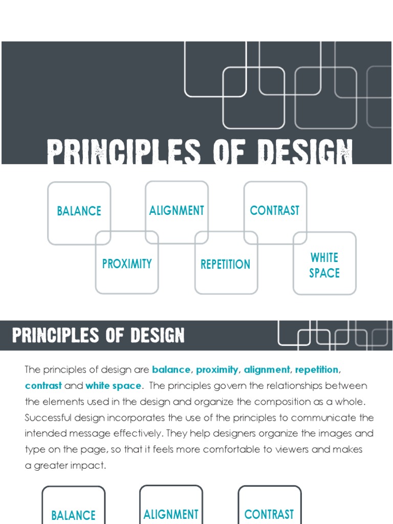 Principles of Graphic Design | PDF | Page Layout | Typefaces