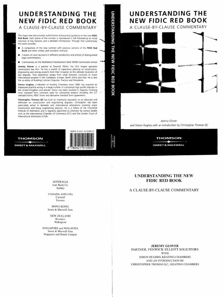 Understanding The Fidic Red Book | PDF