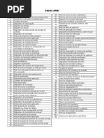 Tabela ANSI PDF | PDF | Relé | Corrente elétrica