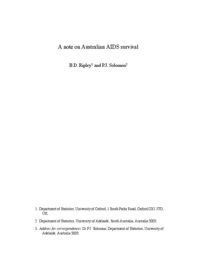 Aids Australia | PDF