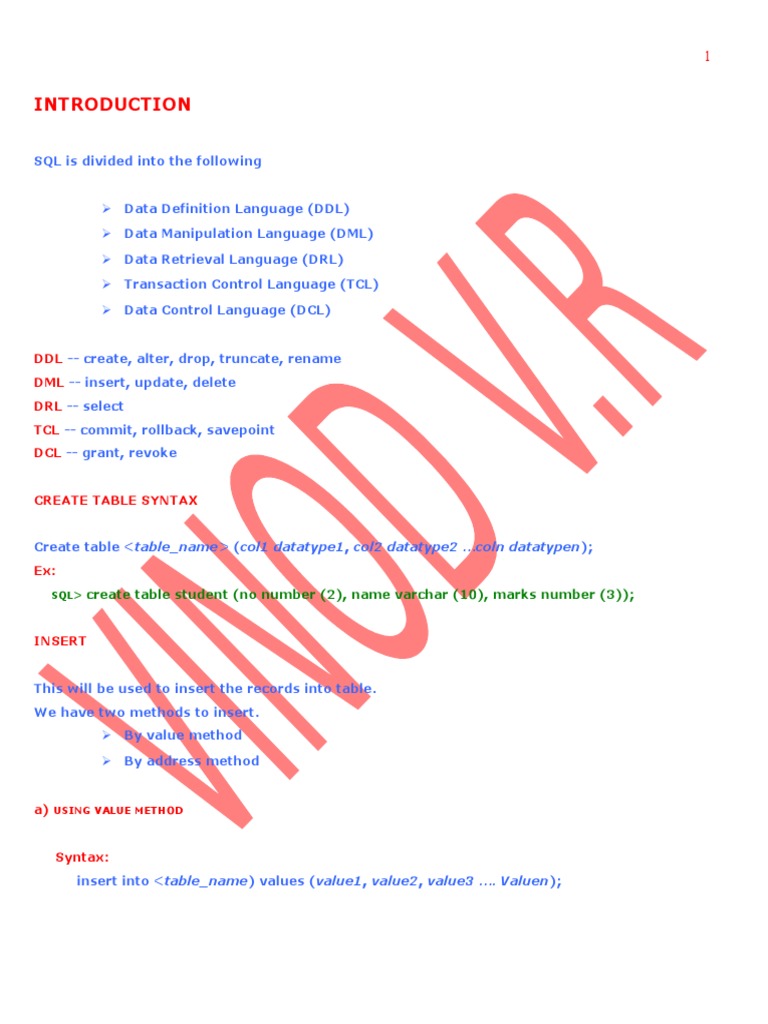 SQL PLSQL | PDF | Logarithm | Exponentiation