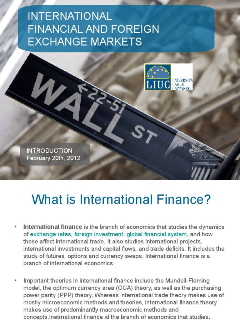 International Finance | PDF | Exchange Rate | Banks