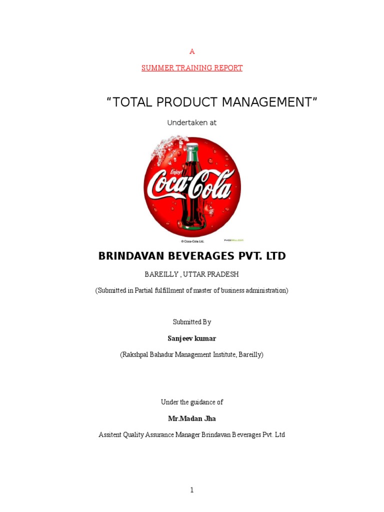 Coca Cola | PDF | Coca Cola | The Coca Cola Company