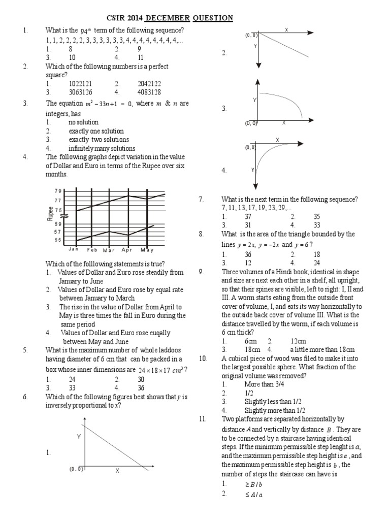 Filename: December 2014 Question & Solution PDF | PDF | Matrix (Mathematics) | Field (Mathematics)