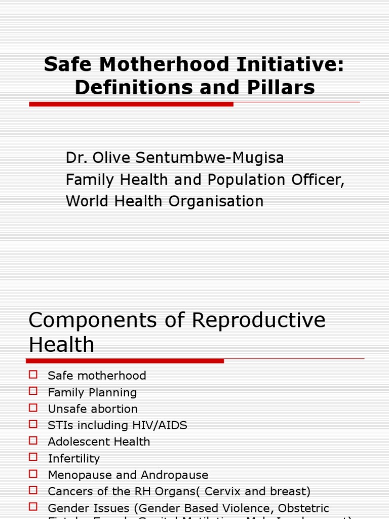Four Pillars of Safe Motherhood | PDF | Obstetrics | Childbirth