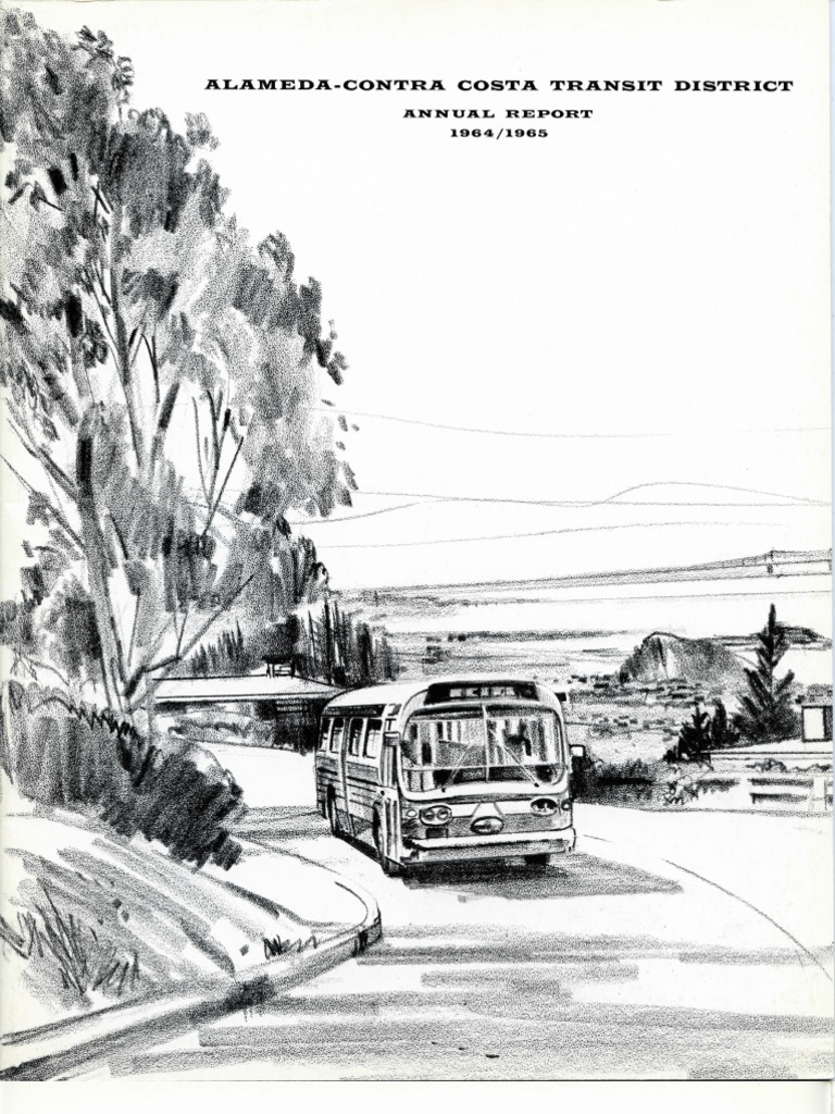AC Transit Annual Report 1964-1965 | PDF | Public Transport | Bus