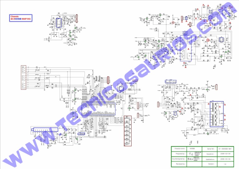 Chassis - 40 00NX56B MAF1XG - NX56B - Diagrama | PDF