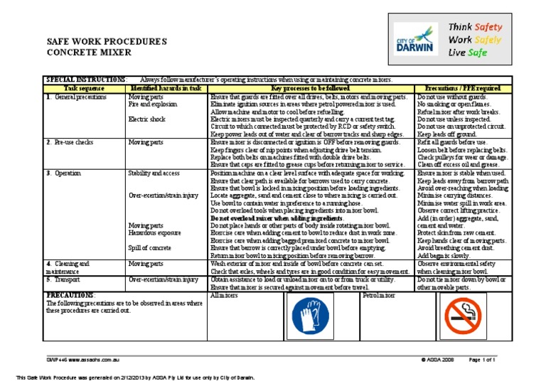 Concrete Mixer PDF | PDF | Belt (Mechanical) | Concrete