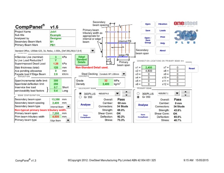 Comppanel: Job1 Example Designer B1 | PDF