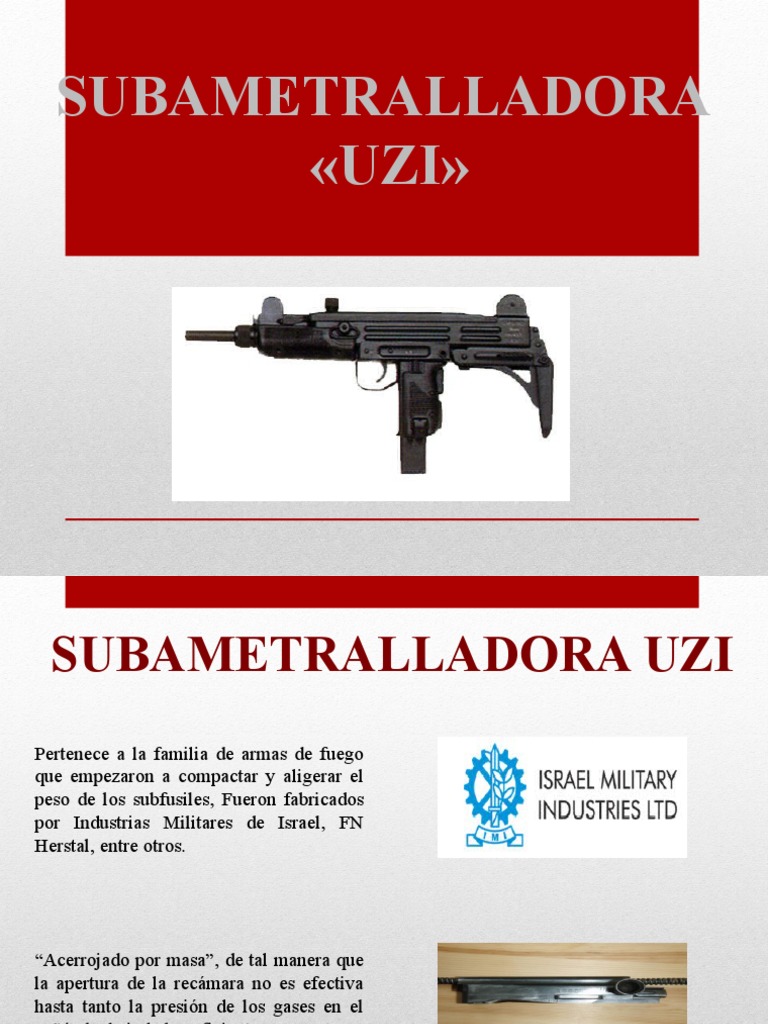 Subametralladora Uzi | Armas personales | Rifle