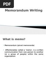 Memo vs Letter: Key Differences Explained | PDF | Memorandum | Writing