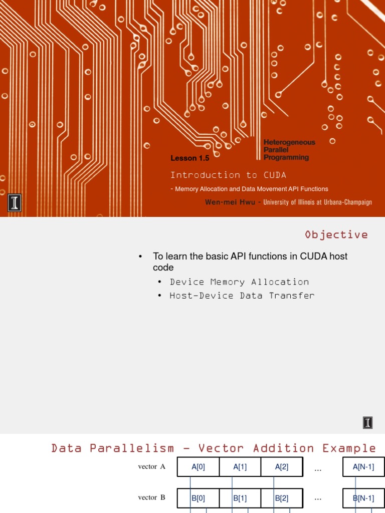 Hetero Lecture Slides 002 Lecture 1 Lecture 1 5 Cuda Api Pdf Thread Computing Pointer