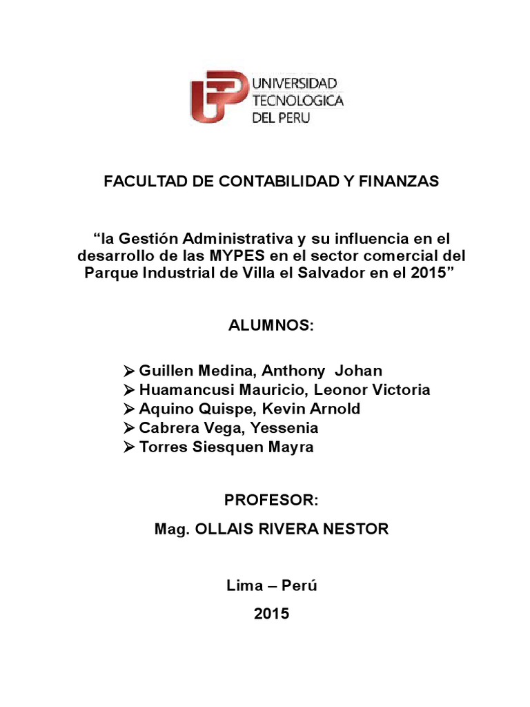 Proyecto de Tesis Grupal | PDF | Análisis FODA | Caso de estudio