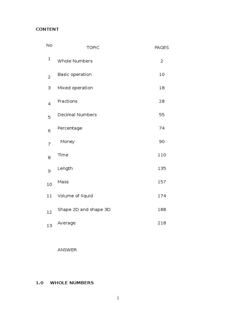 Buku Tahun 5 | PDF | Fraction (Mathematics) | Mathematical Notation