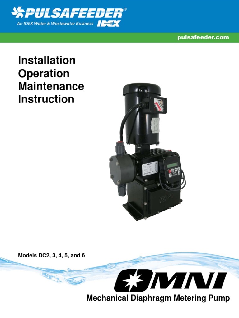 Omni - Series - dc2 - dc6 - Manual de Instalación PDF | PDF | Pump | Valve
