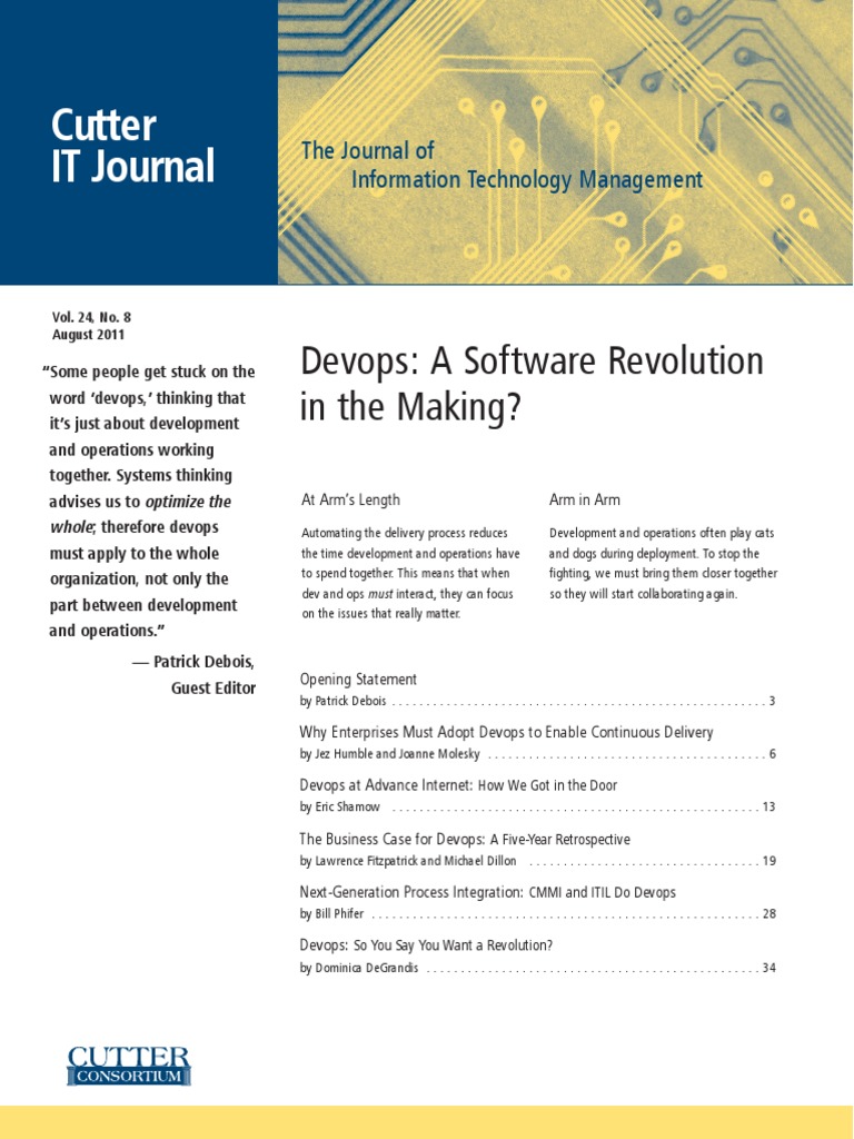 Devops A Software Revolution | PDF | Agile Software Development ...