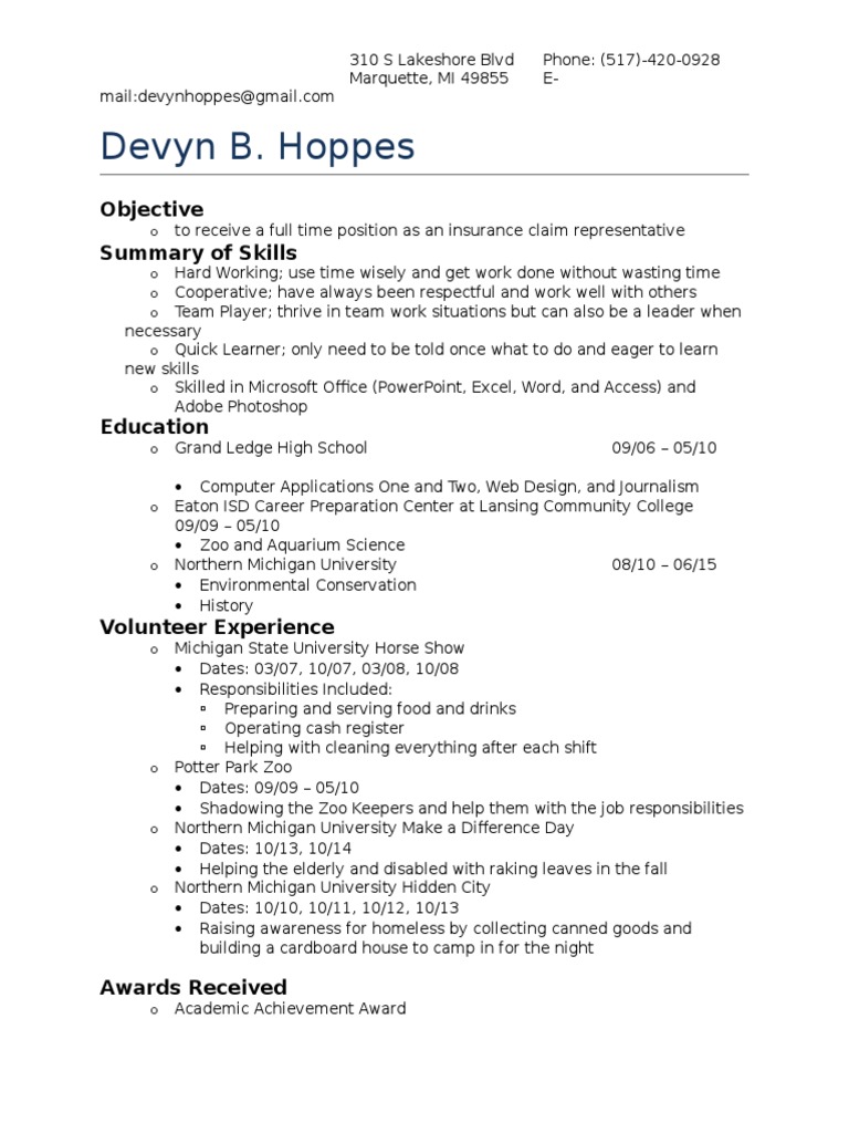 Resume Updated June 2015 | PDF