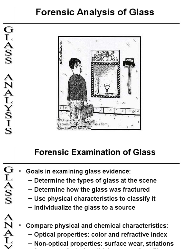 Forensic Glass Fracture Analysis Guide | PDF | Glasses | Refractive Index