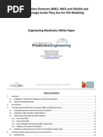 RBE2 Vs RBE3 Rigid Finite Element | PDF | Stiffness | Finite Element Method