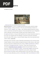 History of Musical Theatre | PDF | Musical Theatre | Operetta