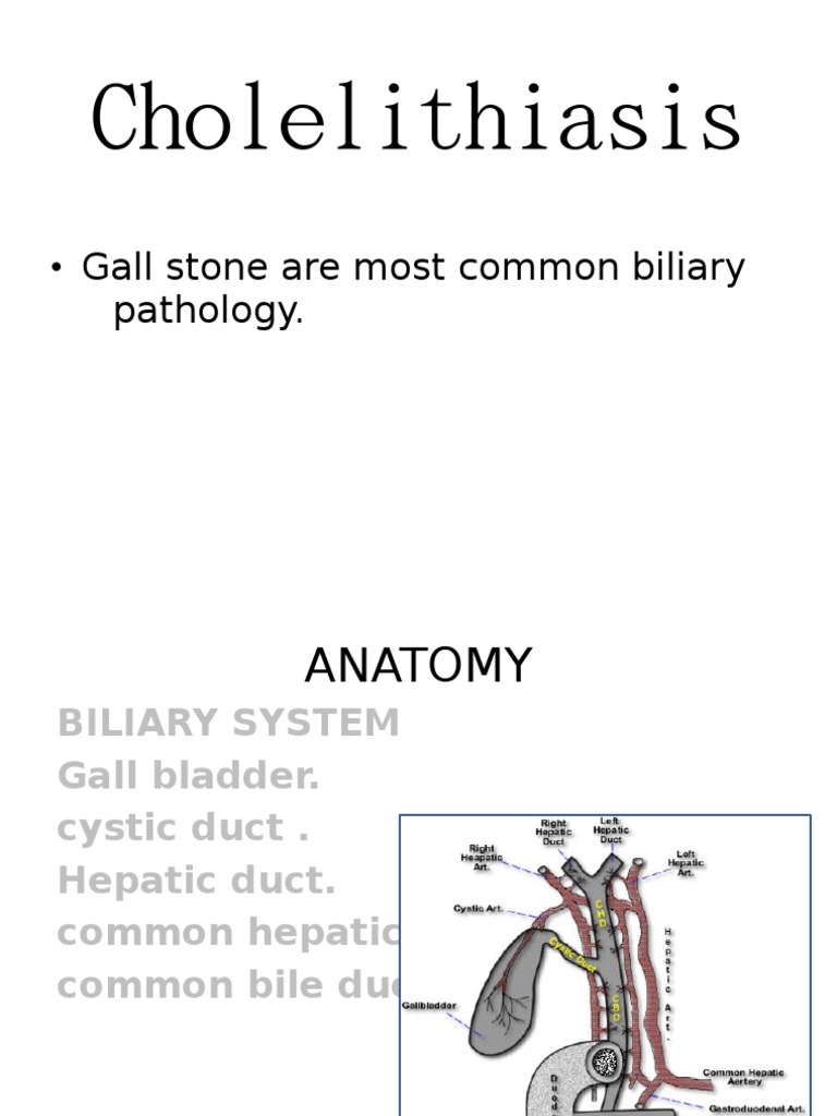 Cholelithiasis | PDF | Gallbladder | Liver