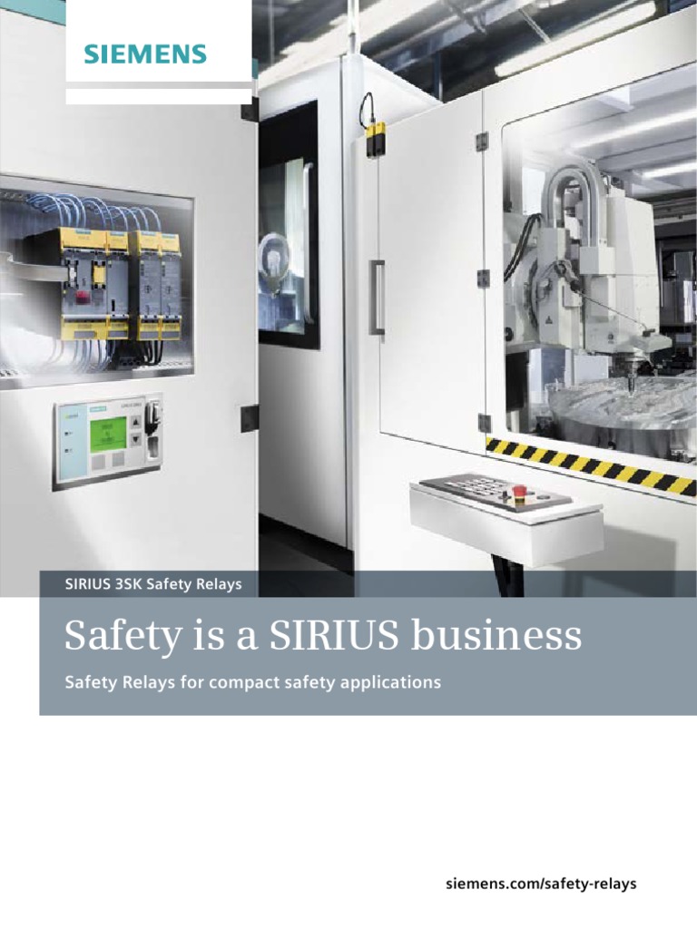 Rele de Segurança 3SK1 e 3SK2 | Relay | Electrical Connector
