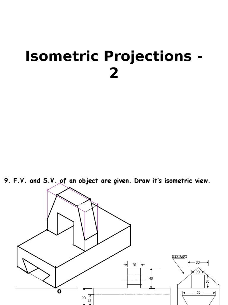 Isometric Projections - 9 | PDF | Teaching Methods & Materials